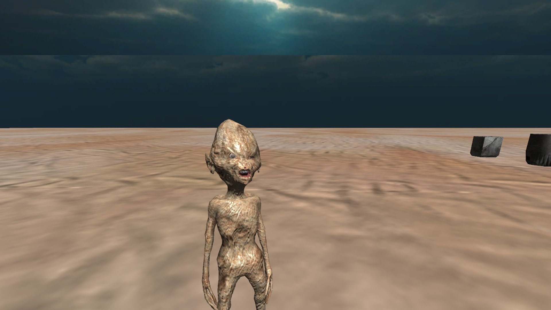 3d model zombie alien