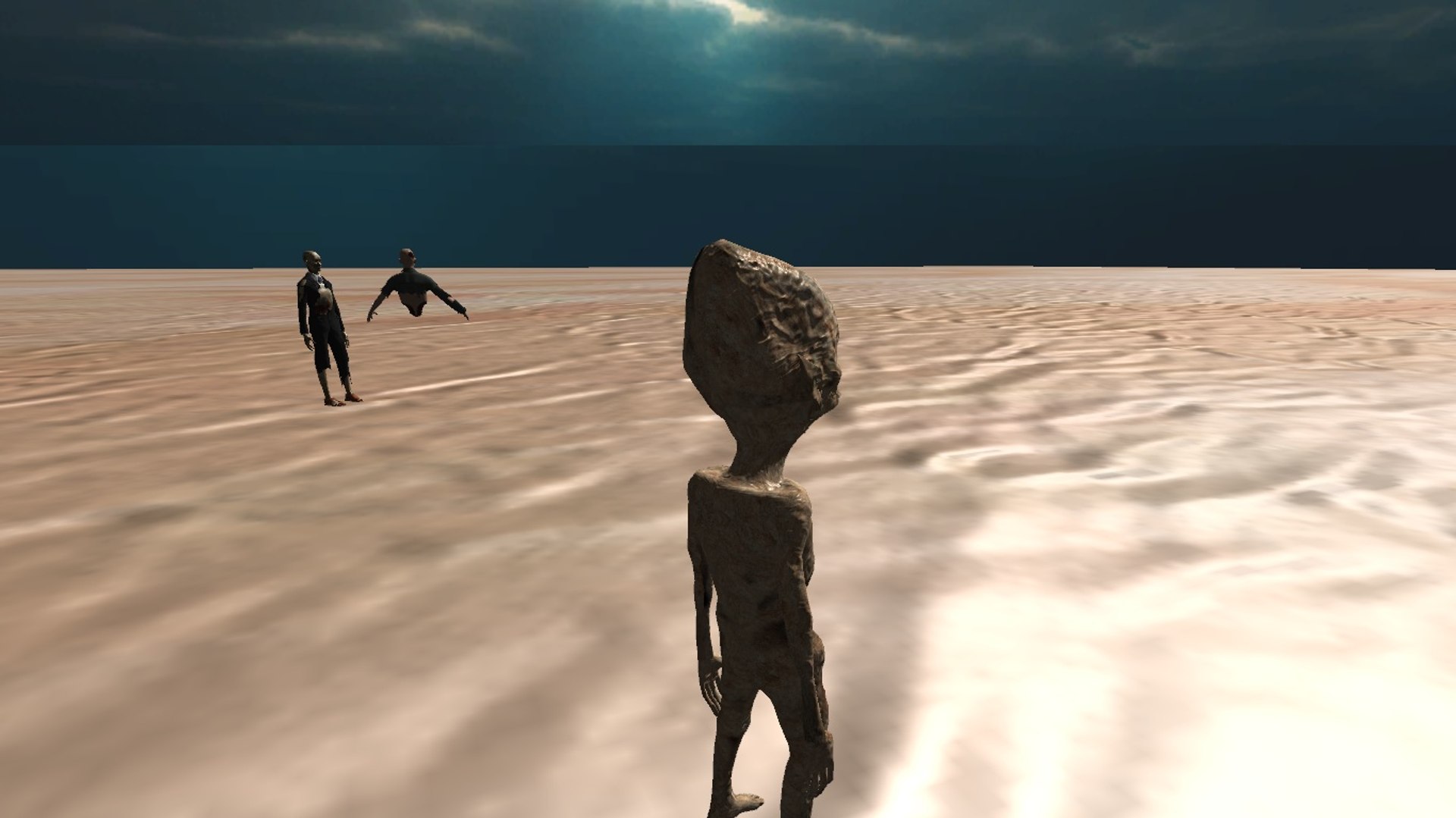 3d model zombie alien