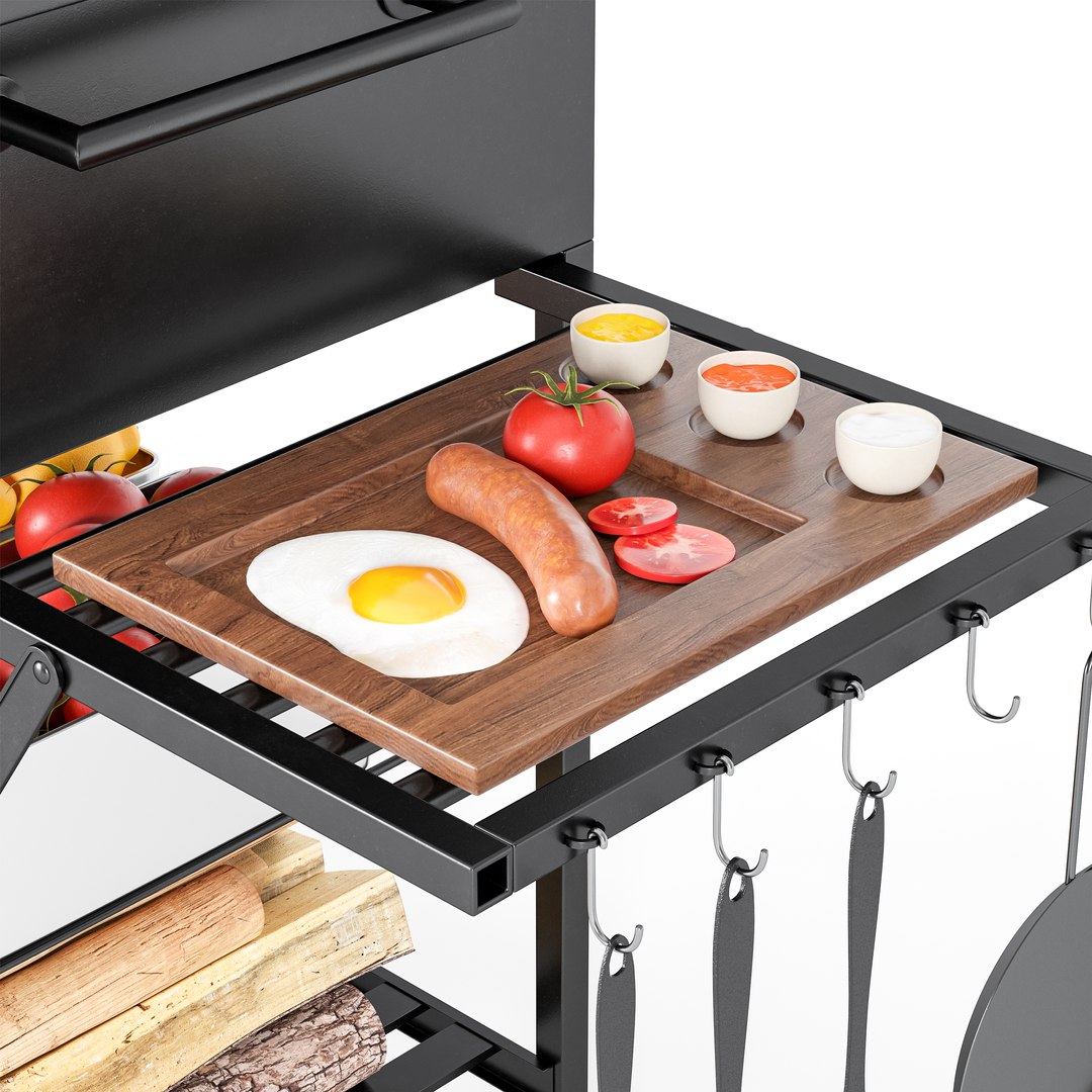 3D Model Barbecue 49 - TurboSquid 2171432