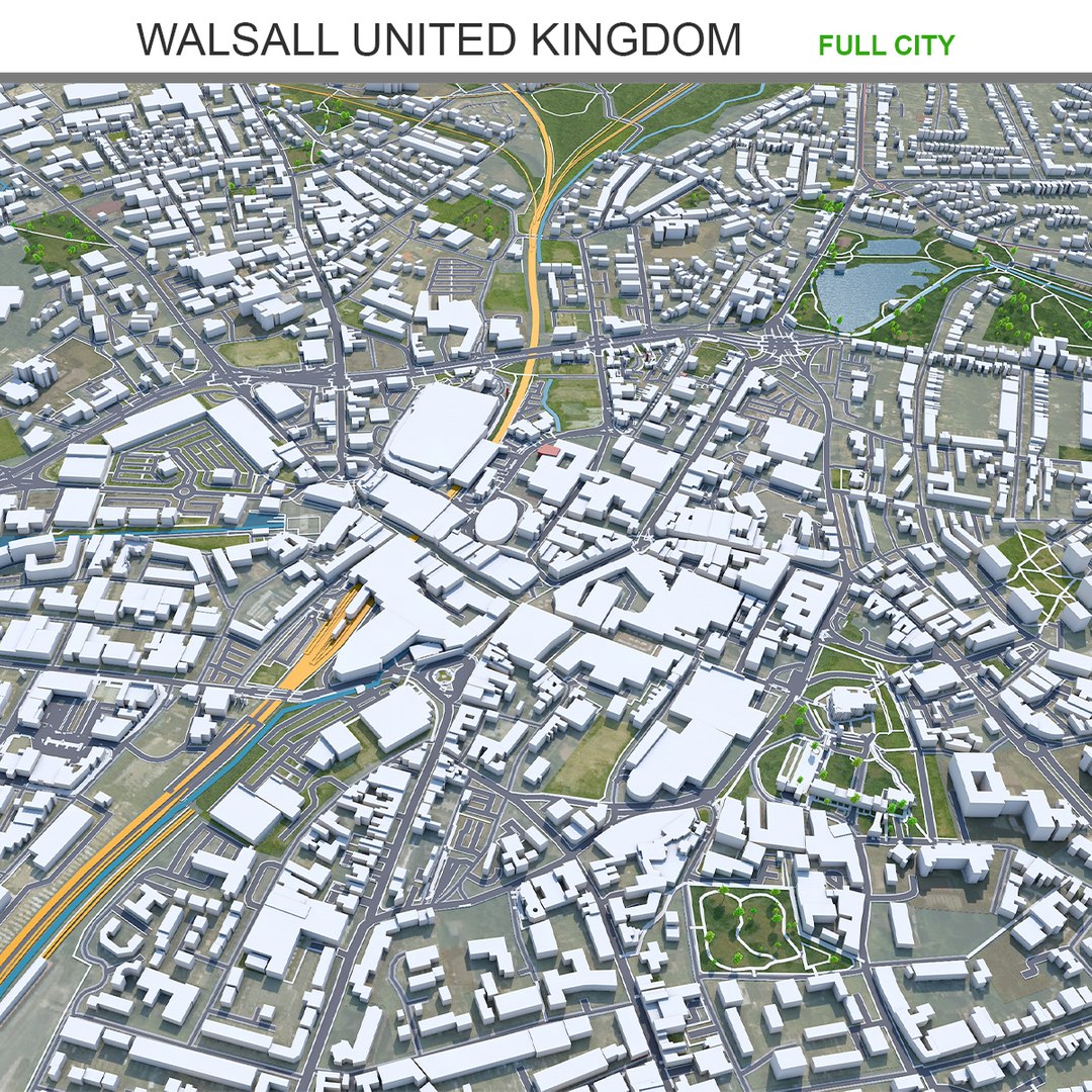 Walsall United Kingdom 3D model - TurboSquid 2042548