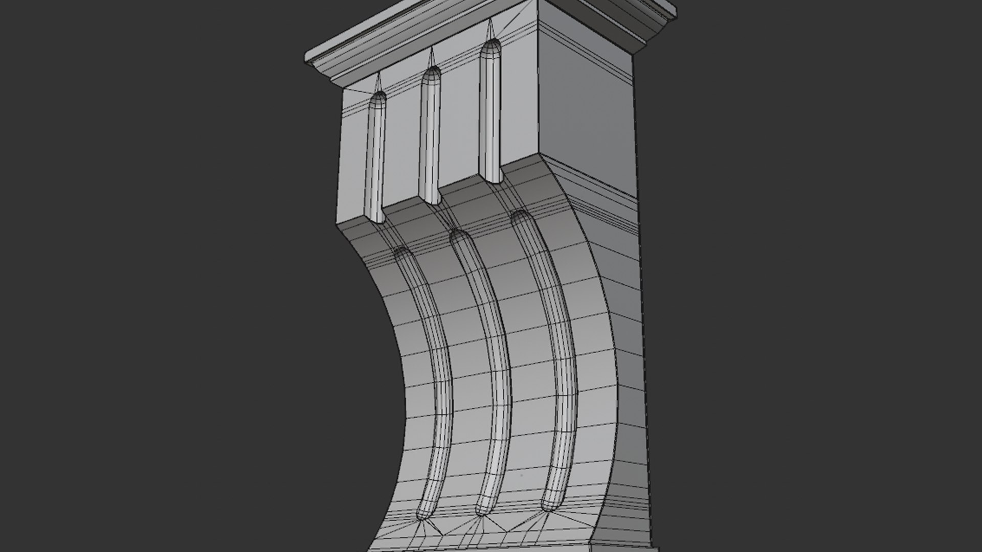 Corbel 01 XVIII Century 3D Model - TurboSquid 2097385