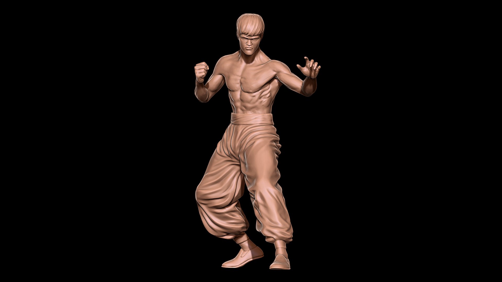 Bruce Lee Model - TurboSquid 2042325