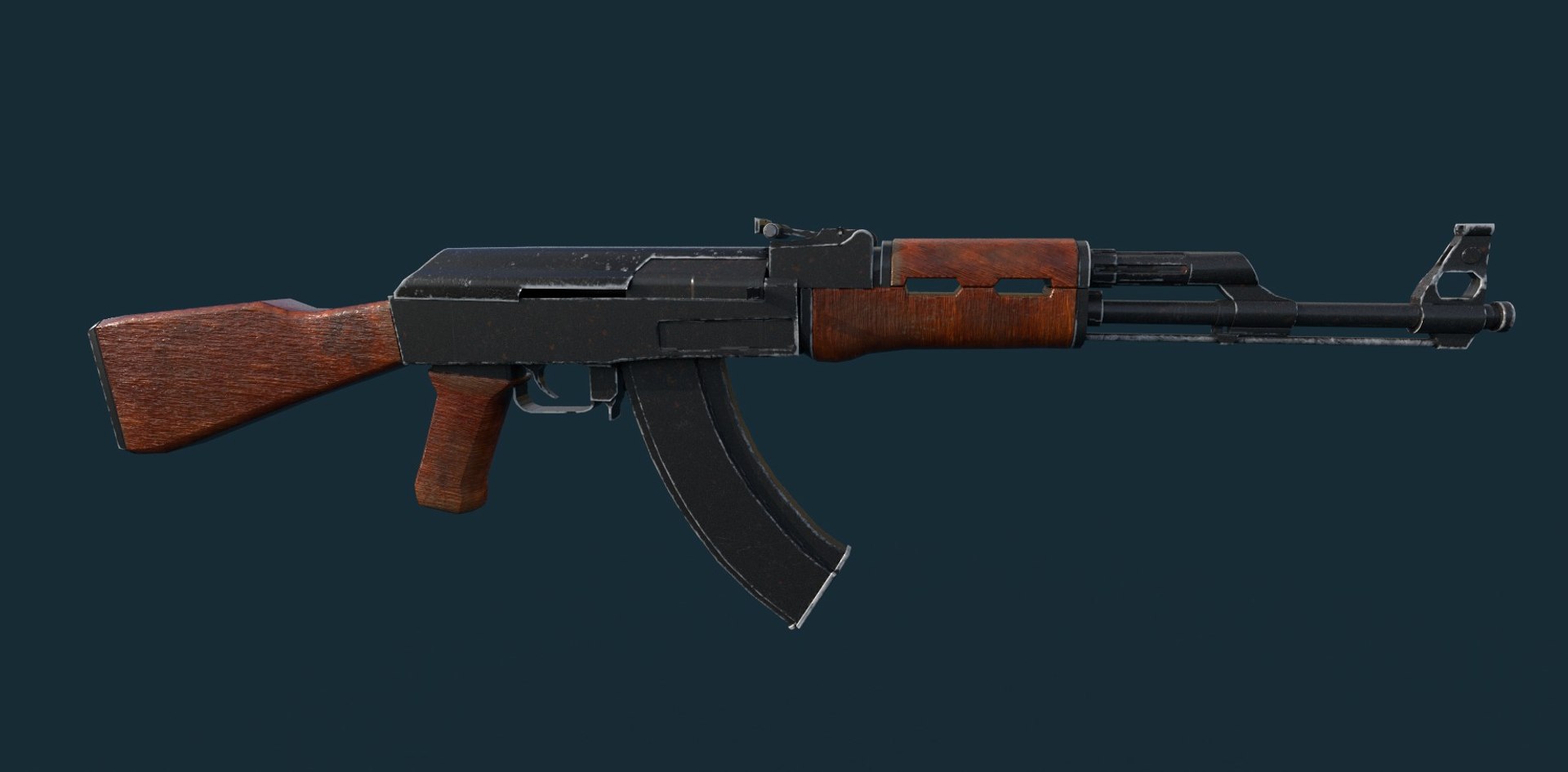 3D AK47 GUN - TurboSquid 1911566