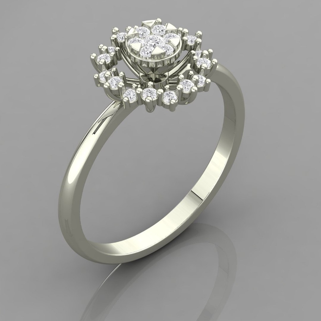 3D Diamond Ring Model - TurboSquid 2303120