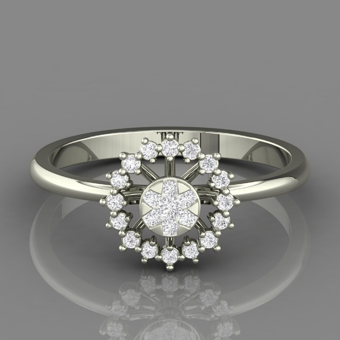 3D Diamond Ring Model - TurboSquid 2303120