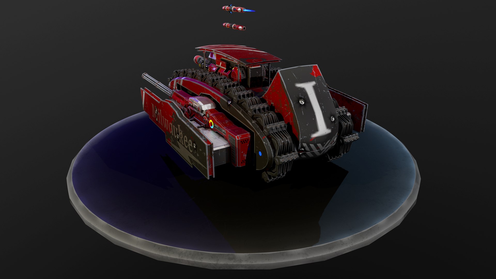 Sci-fi Drone Mini Tank - Milwaukee and DeWolt 3D model - TurboSquid 2157458