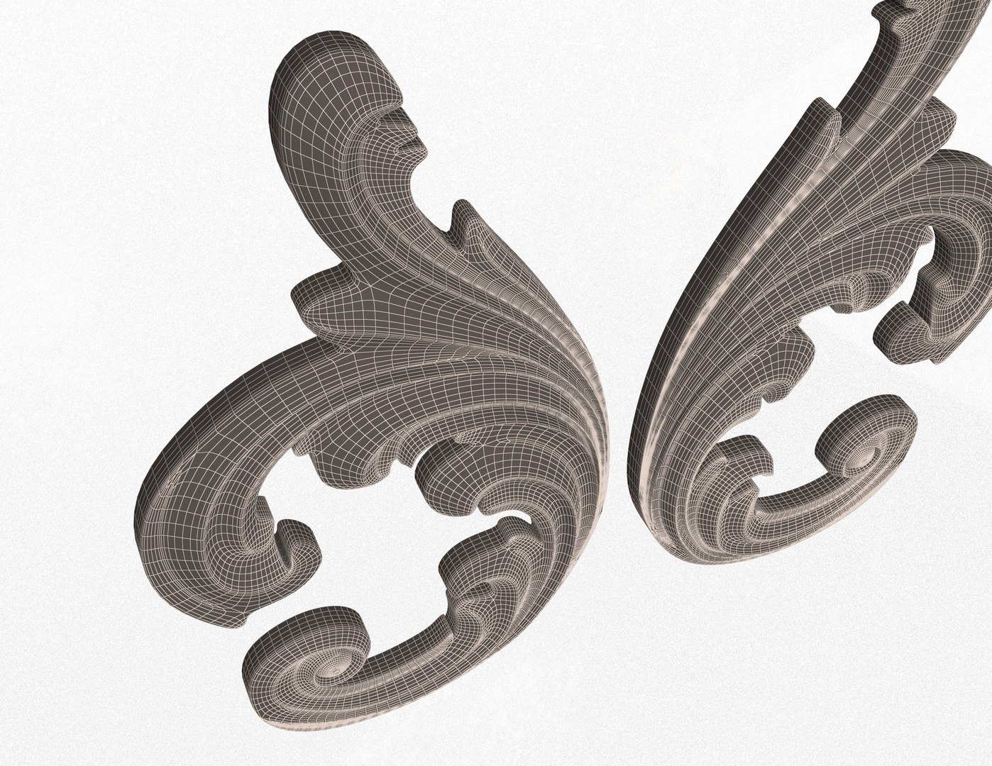 Corner Carved Decoration CNC 02 3D - TurboSquid 1739070