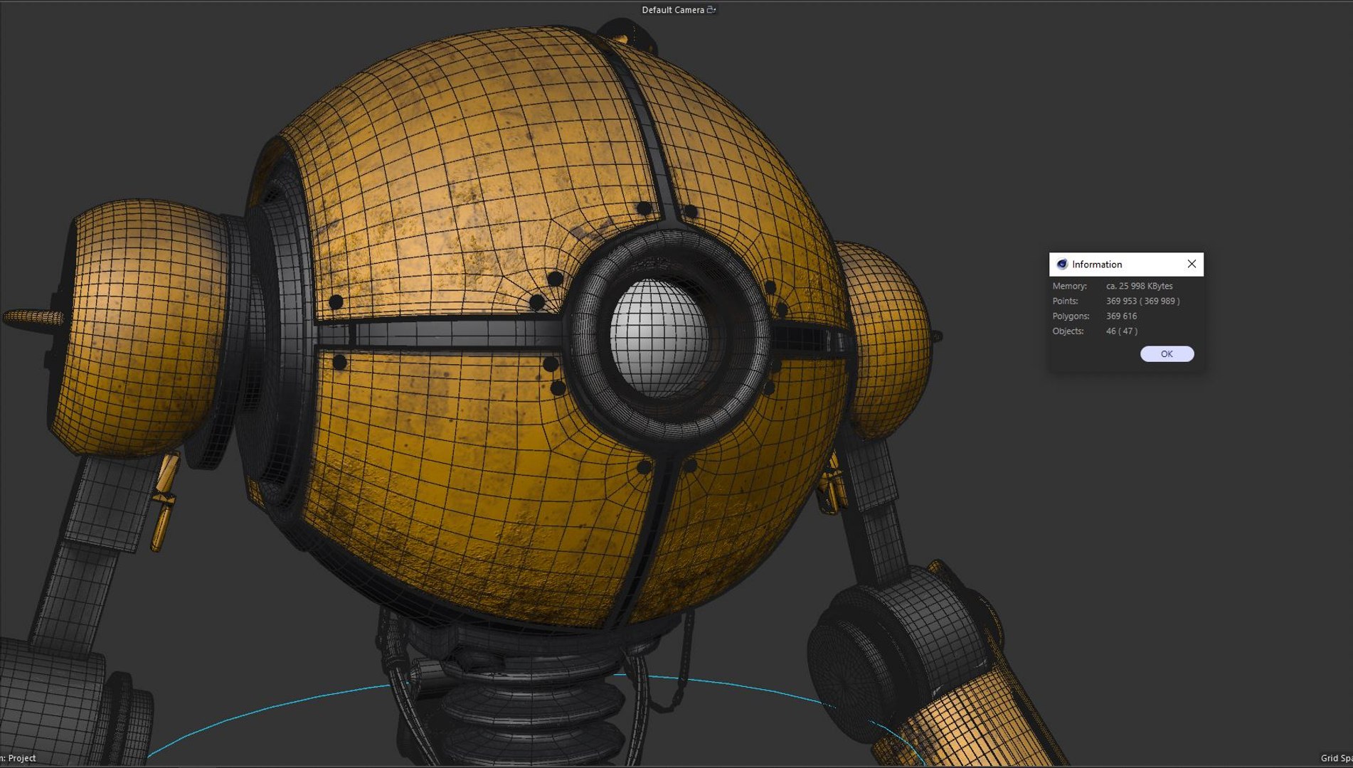 3D Model OLD RUSTED WARRIOR ROBOT - TurboSquid 2367468