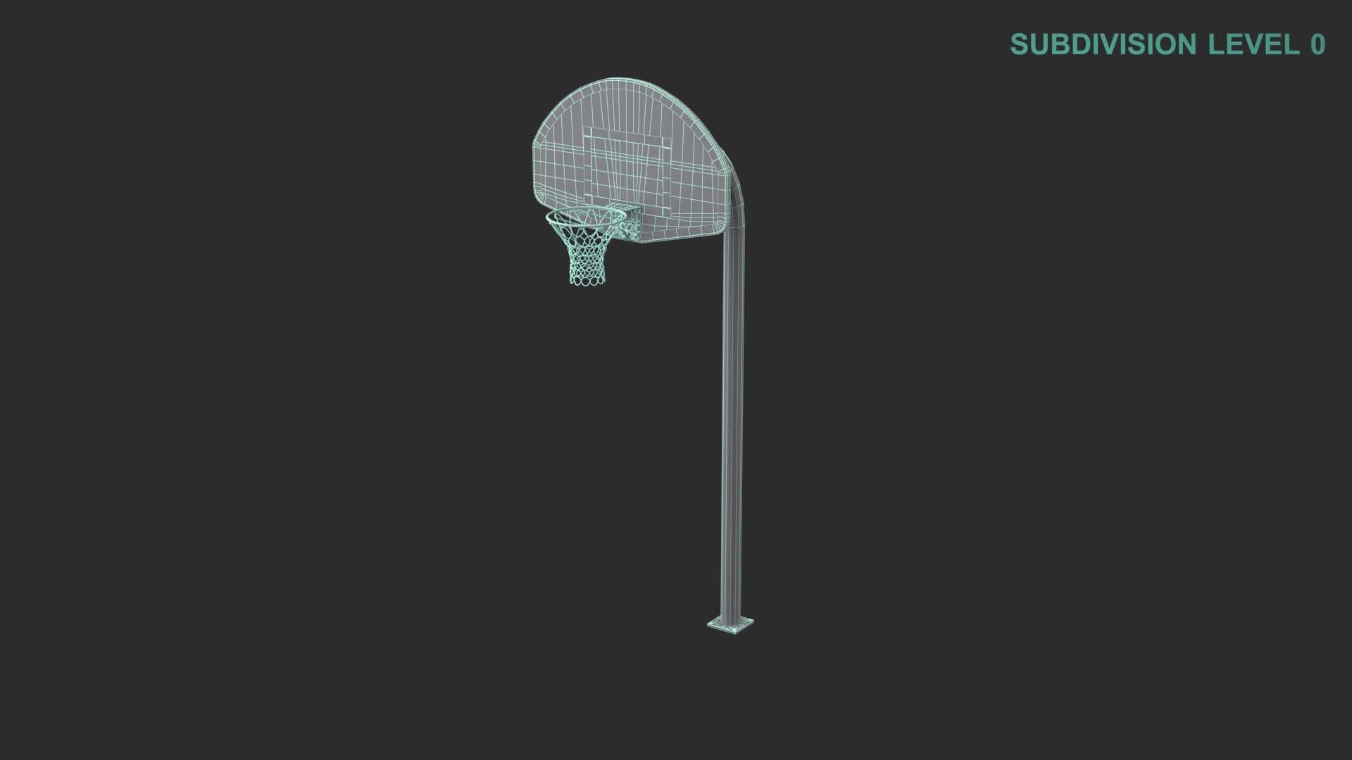 Basketball Hoop 3D Model - TurboSquid 2009430