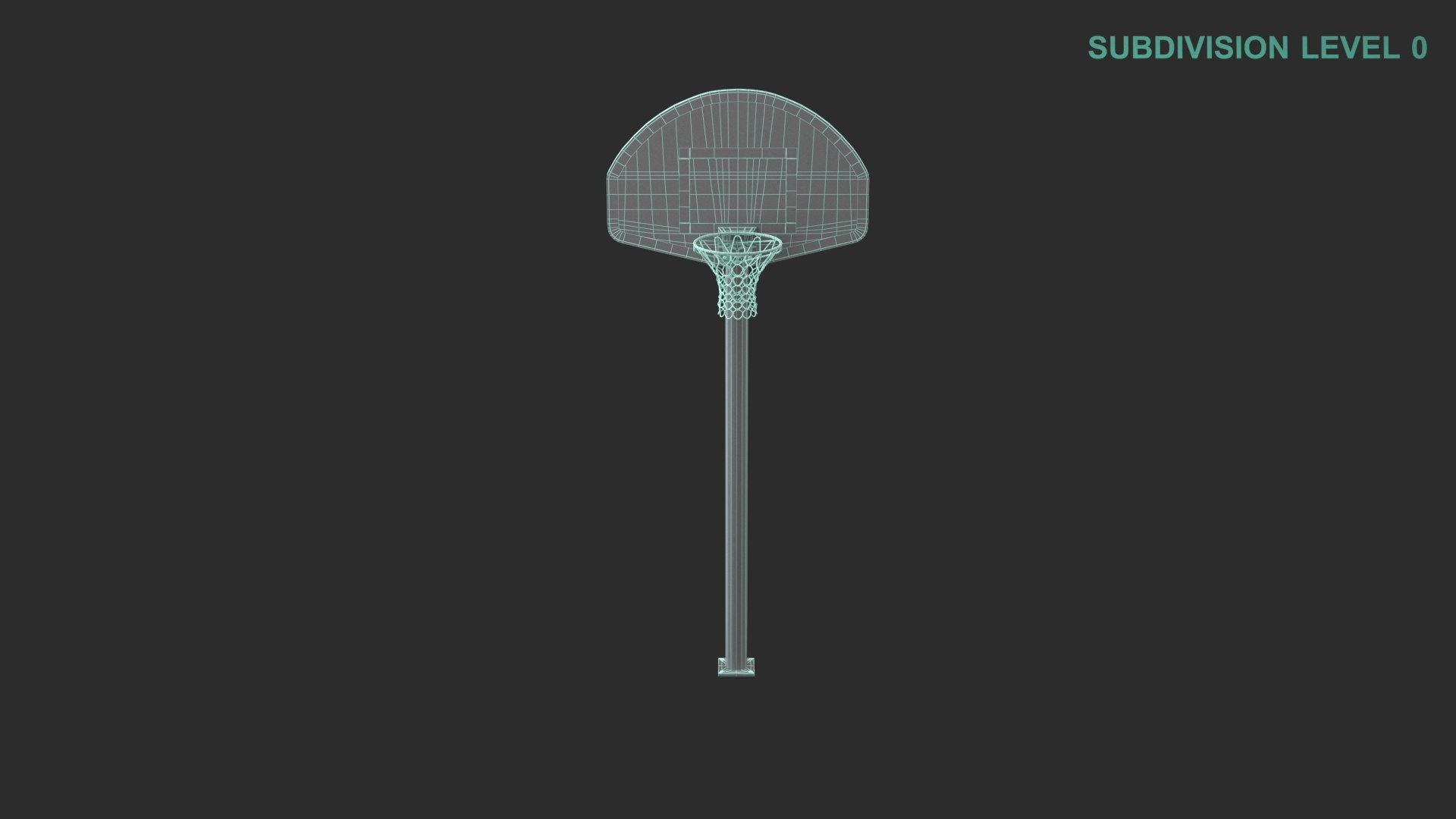 Basketball Hoop 3D Model - TurboSquid 2009430