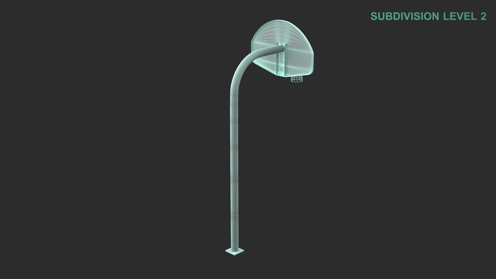Basketball Hoop 3D Model - TurboSquid 2009430