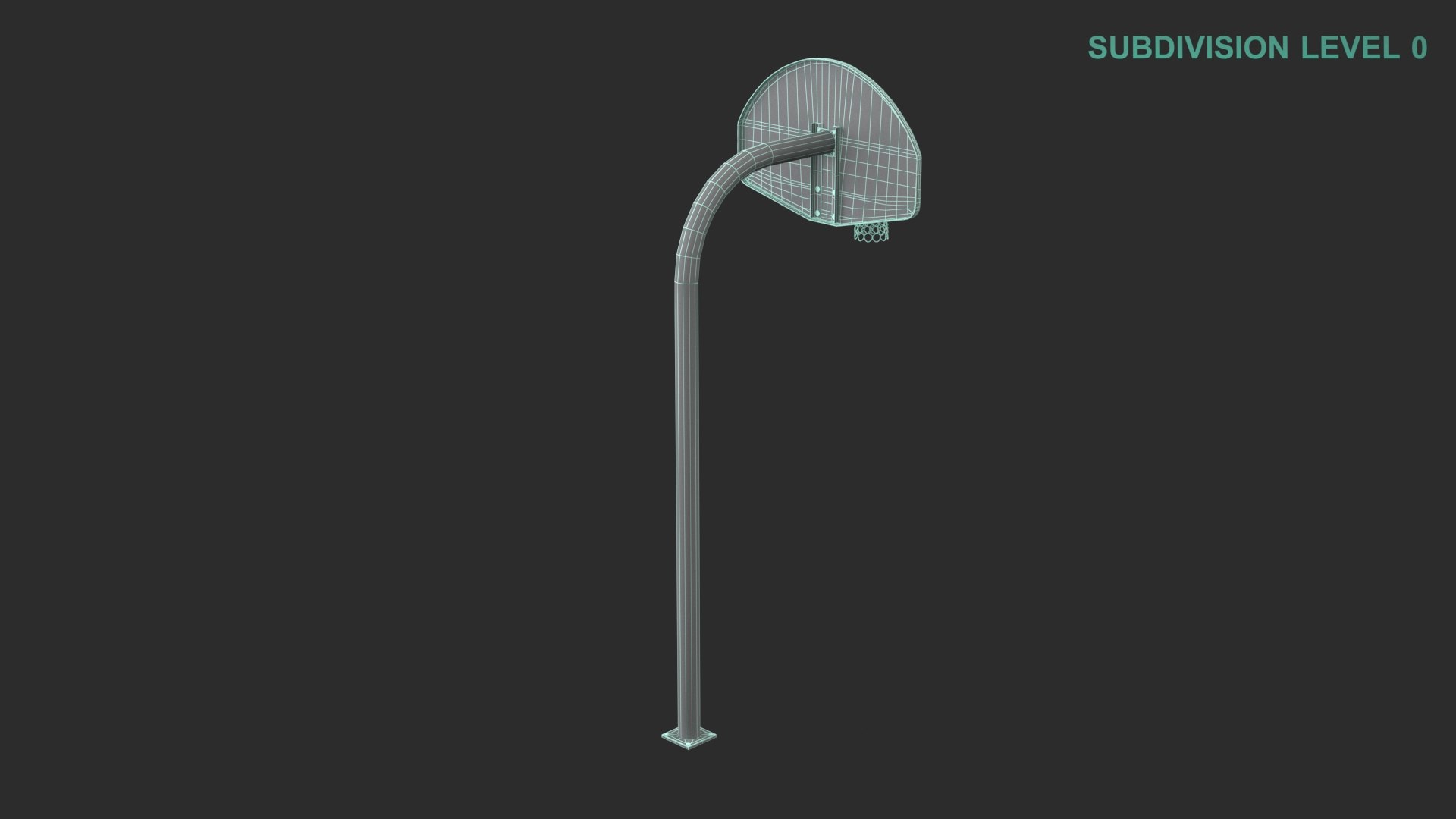Basketball Hoop 3D Model - TurboSquid 2009430