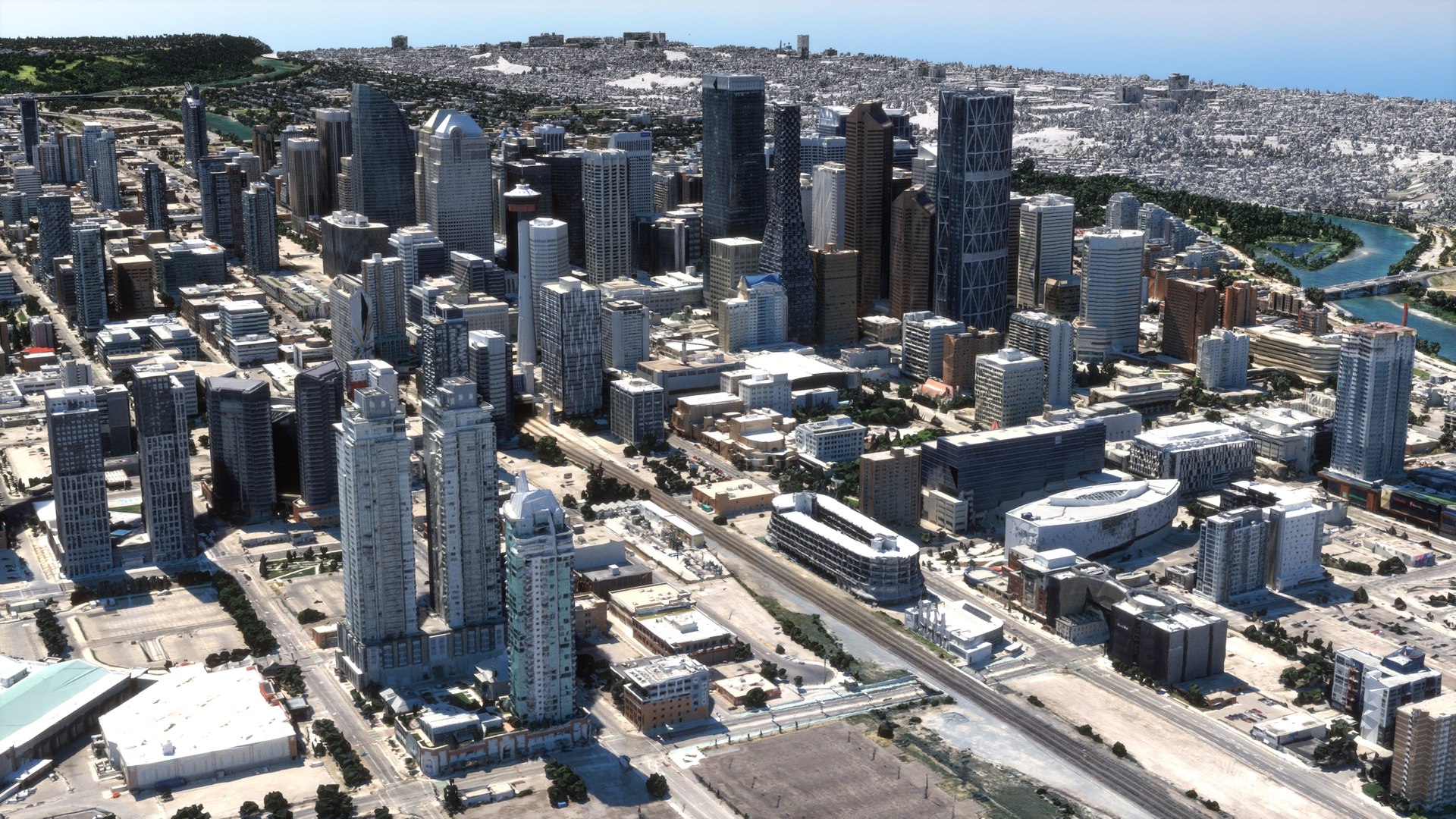 3D Calgary Downtown - TurboSquid 2347842