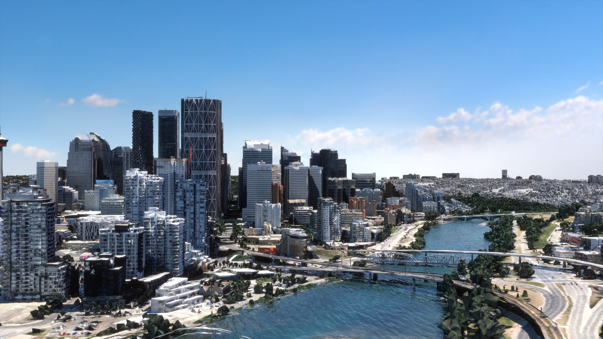 3D Calgary Downtown - TurboSquid 2347842