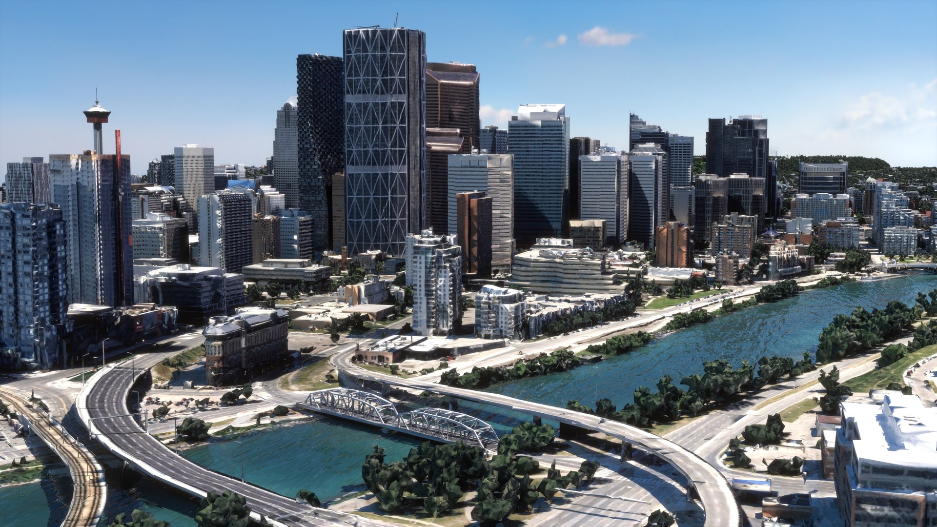 3D Calgary Downtown - TurboSquid 2347842