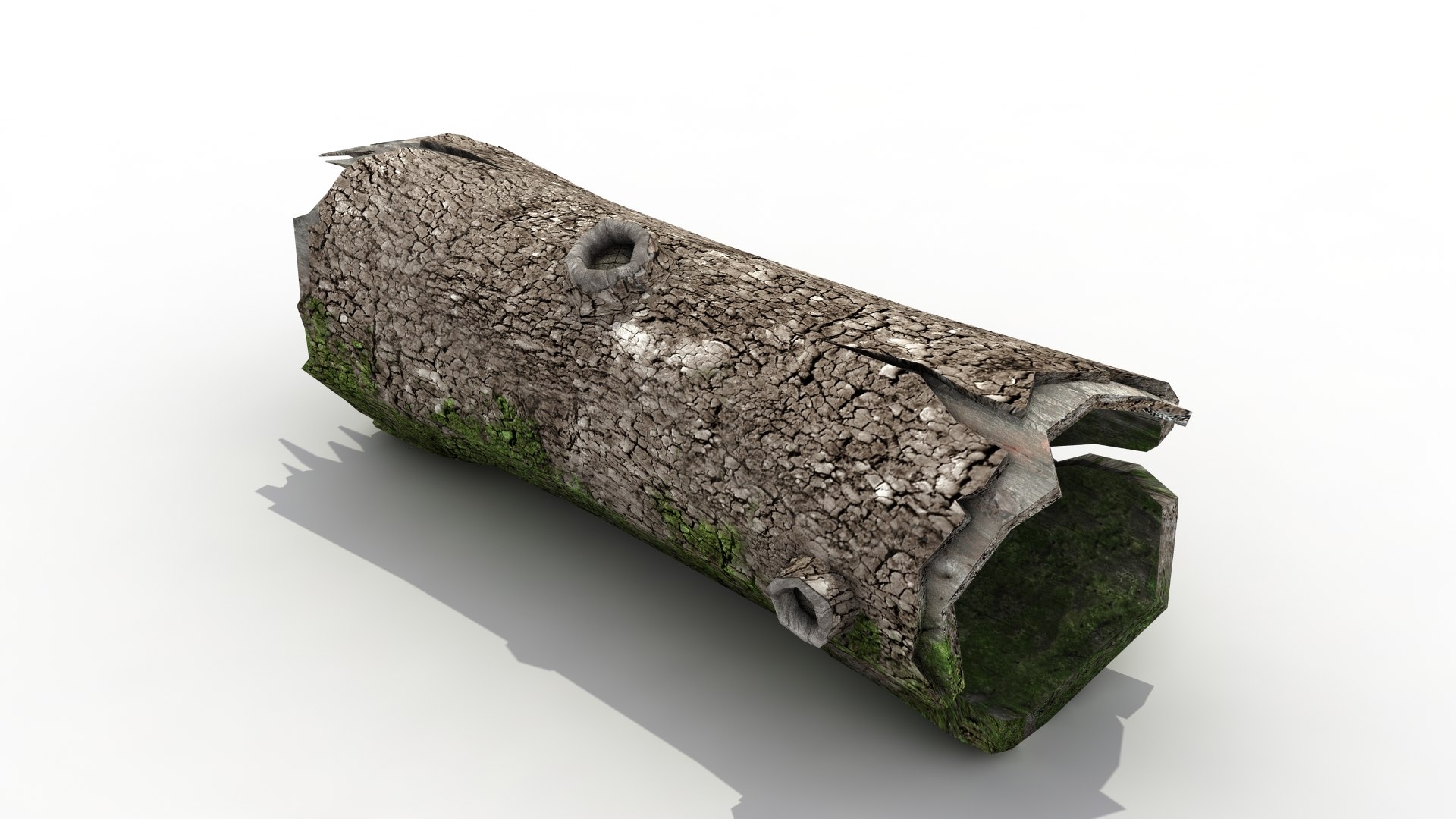 3D old pine tree trunk - TurboSquid 1156874