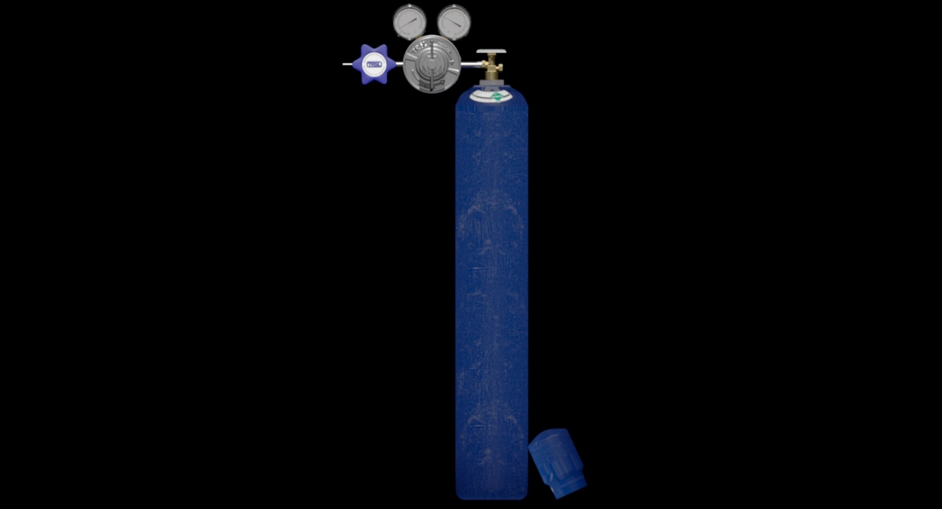 Compressed Gas Cylinder Regulator 3D - TurboSquid 1170670