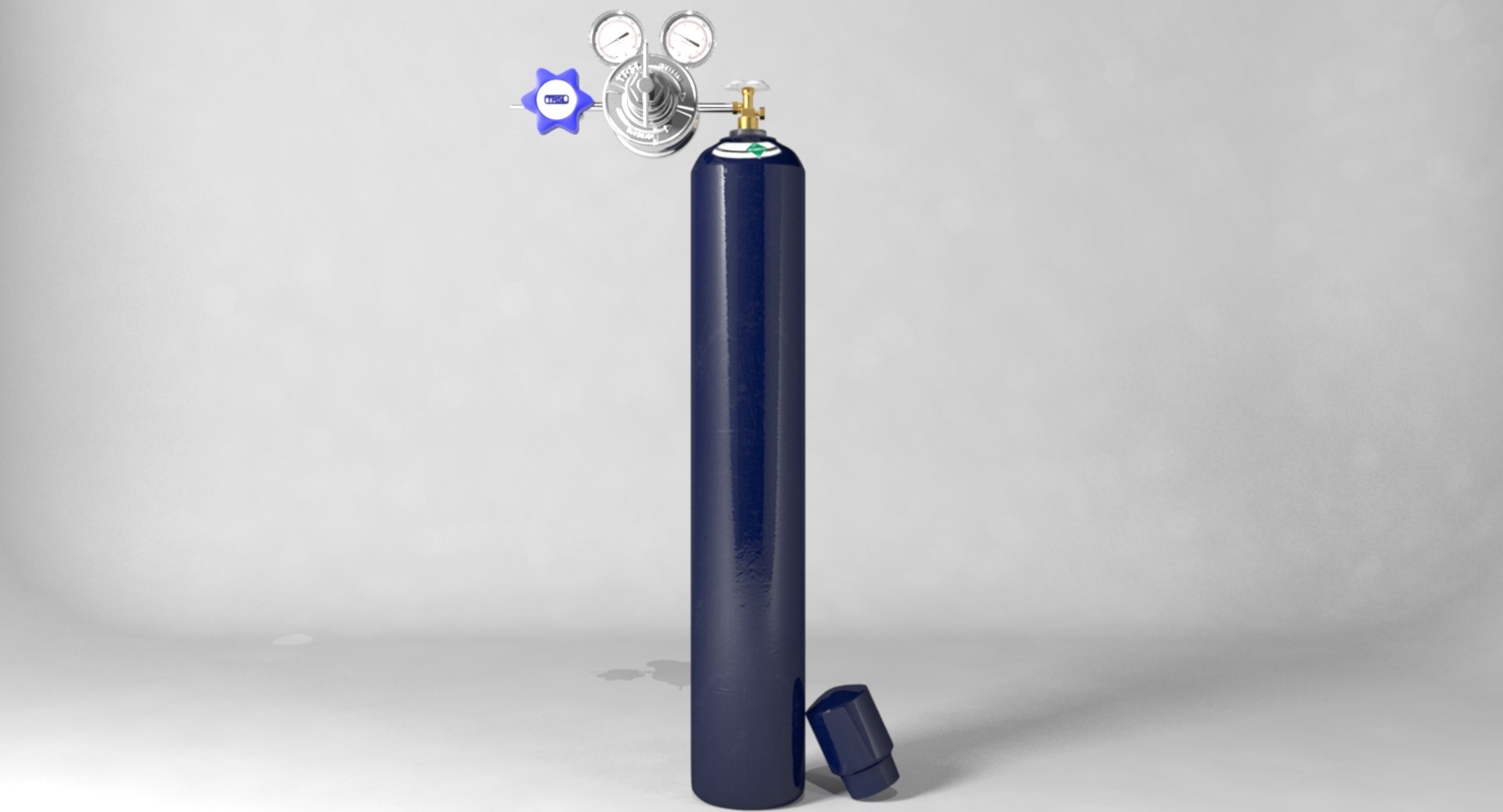 Compressed Gas Cylinder Regulator 3D - TurboSquid 1170670