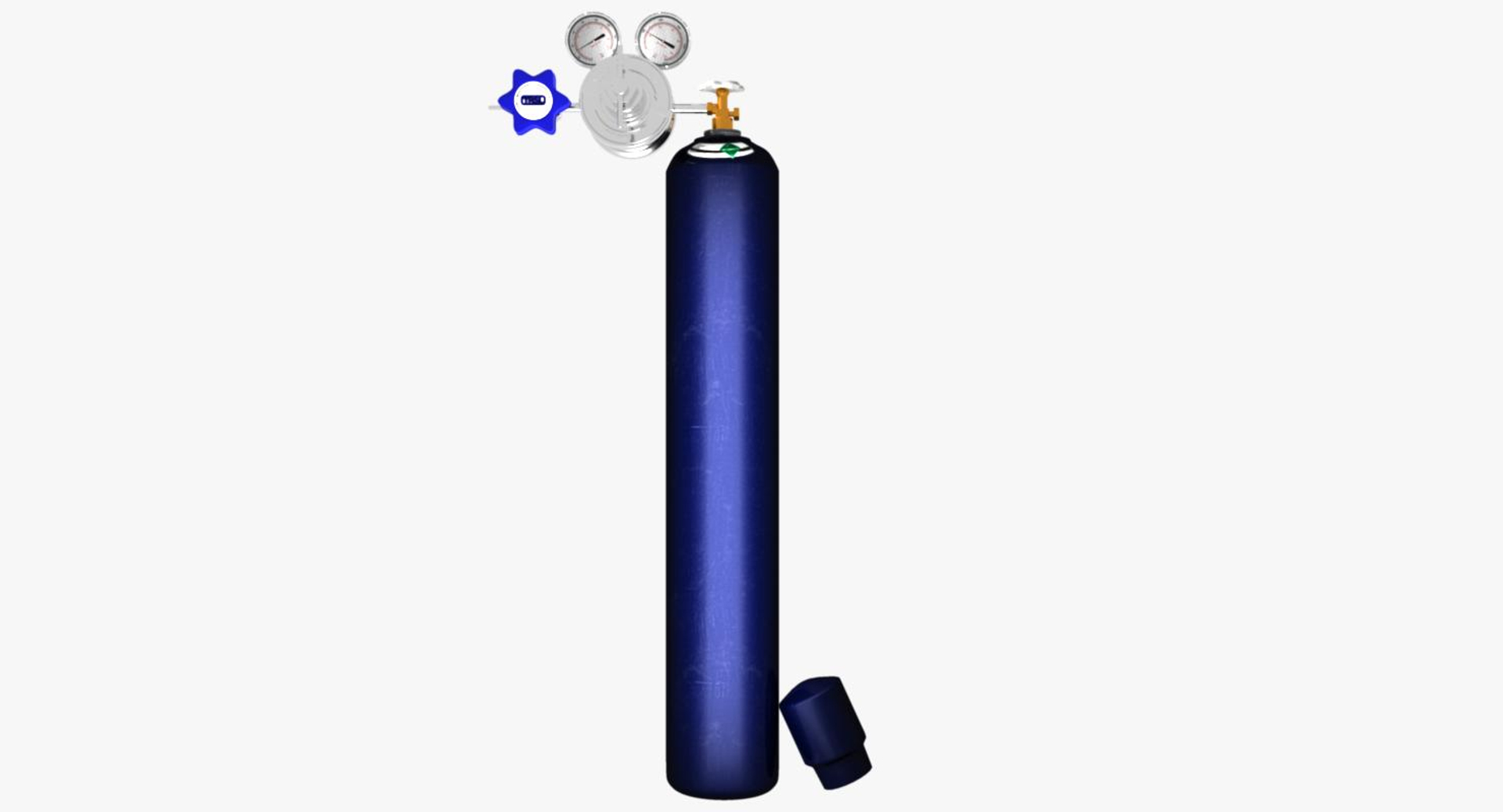 Compressed Gas Cylinder Regulator 3D - TurboSquid 1170670