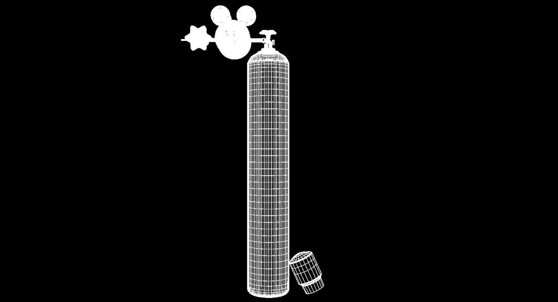 Compressed Gas Cylinder Regulator 3D - TurboSquid 1170670