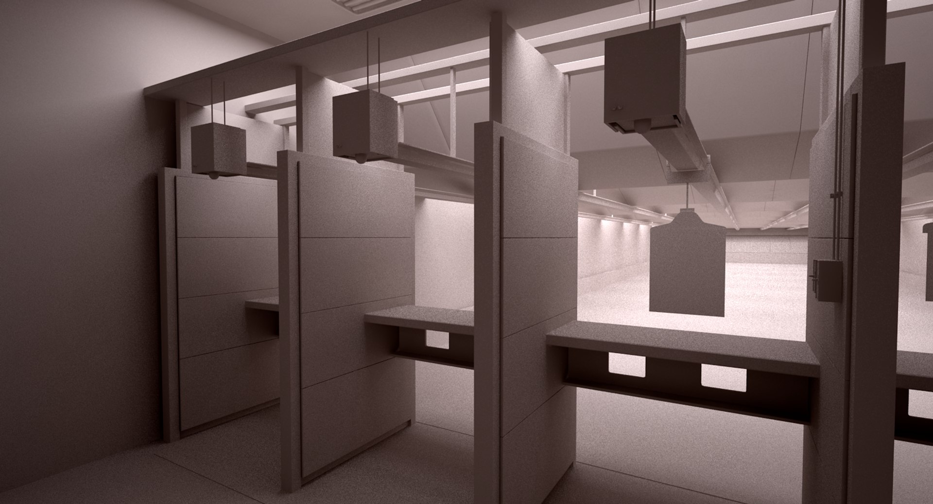 Shooting Range 3D Model - TurboSquid 1427246