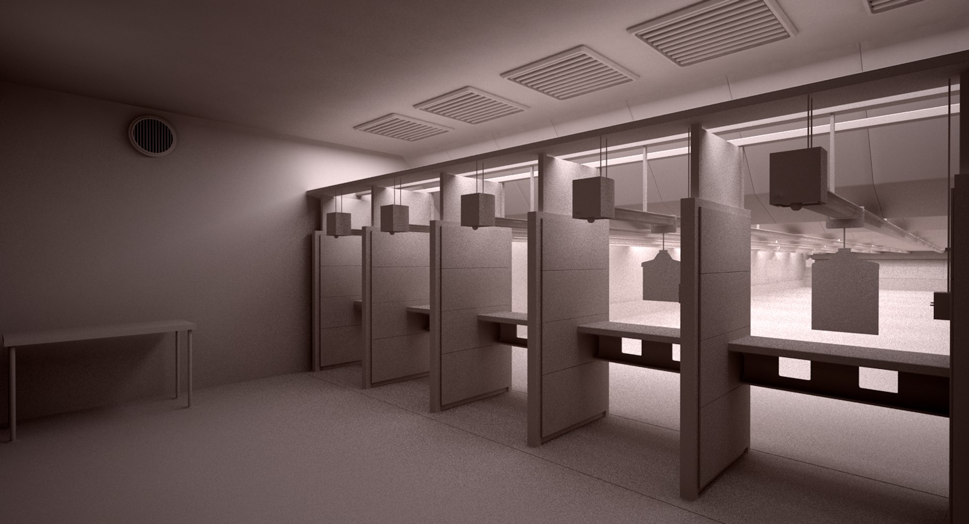 Shooting Range 3D Model - TurboSquid 1427246