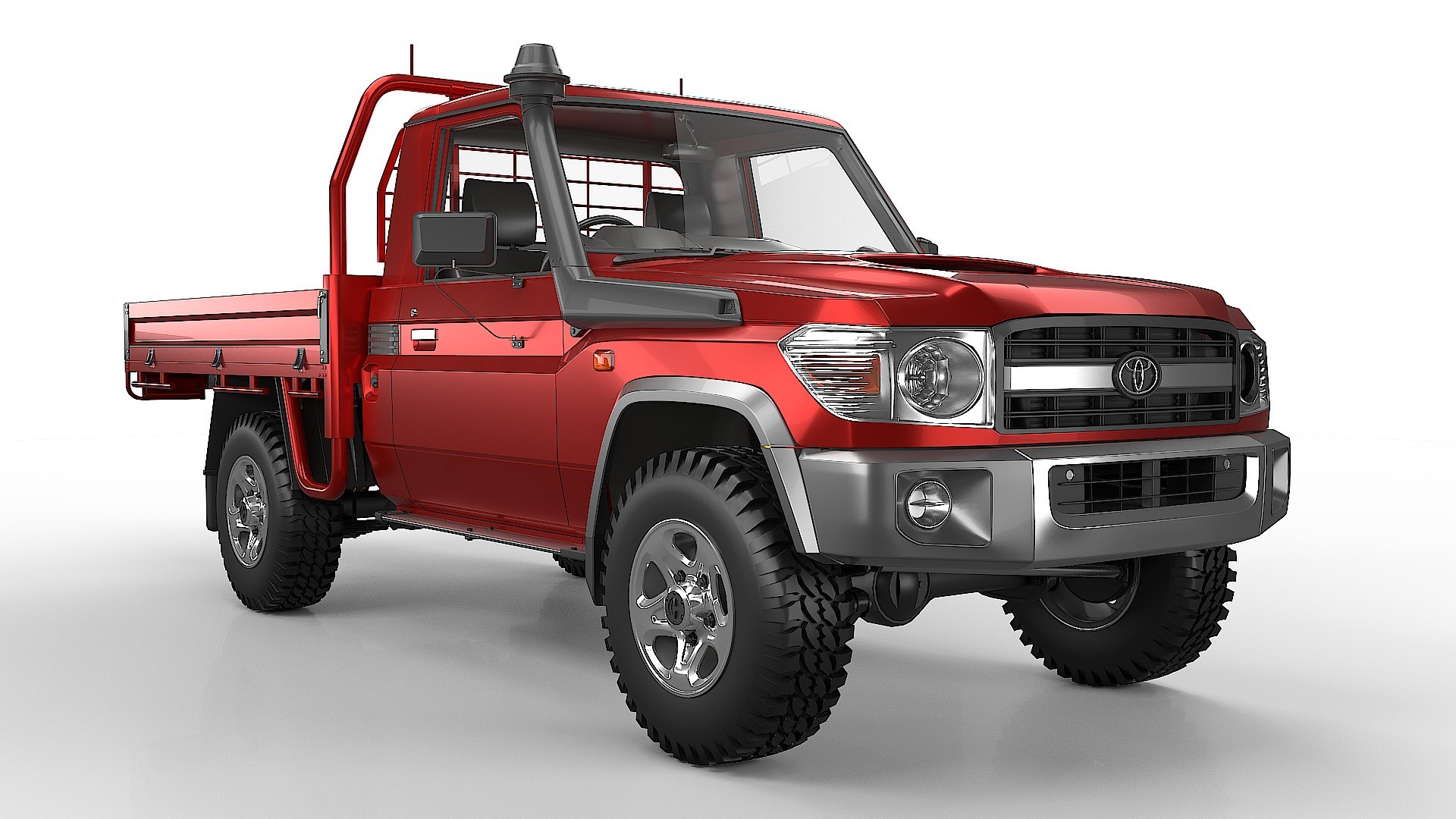 2012 Toyota Land Cruiser VDJ79 Single Cab 3D model - TurboSquid 1795393
