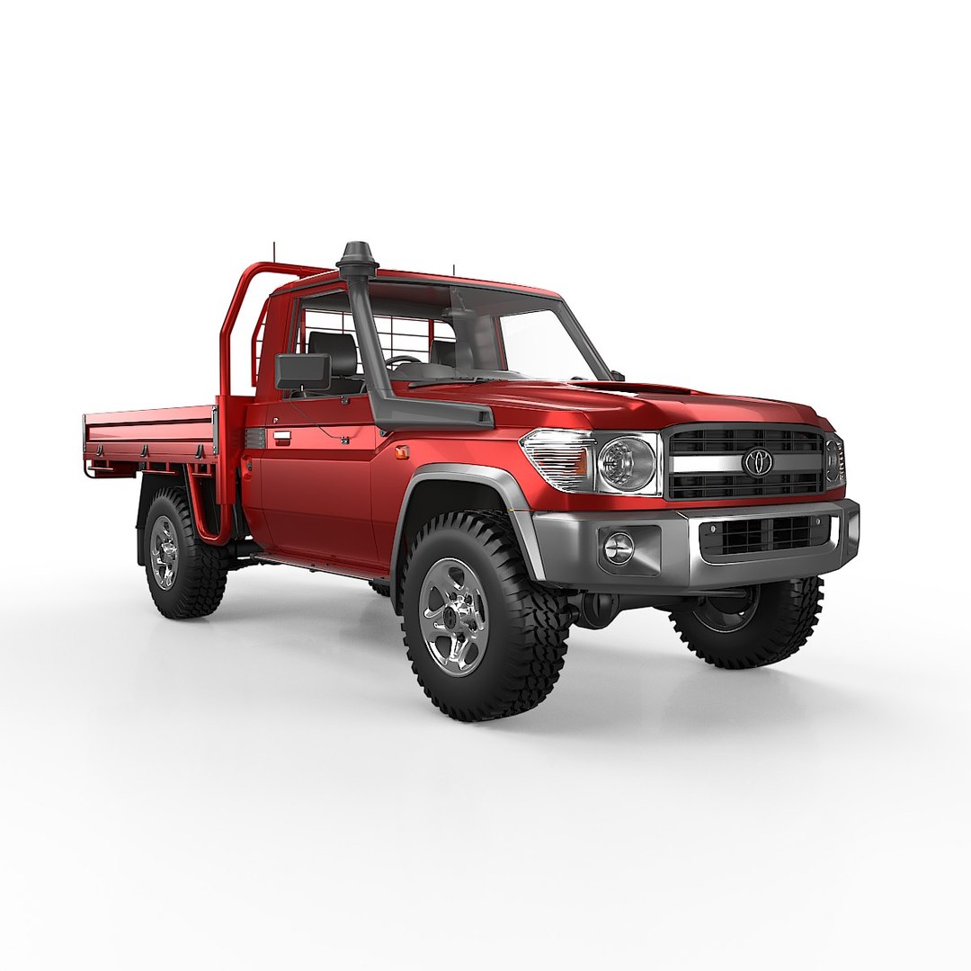 2012 Toyota Land Cruiser VDJ79 Single Cab 3D model - TurboSquid 1795393