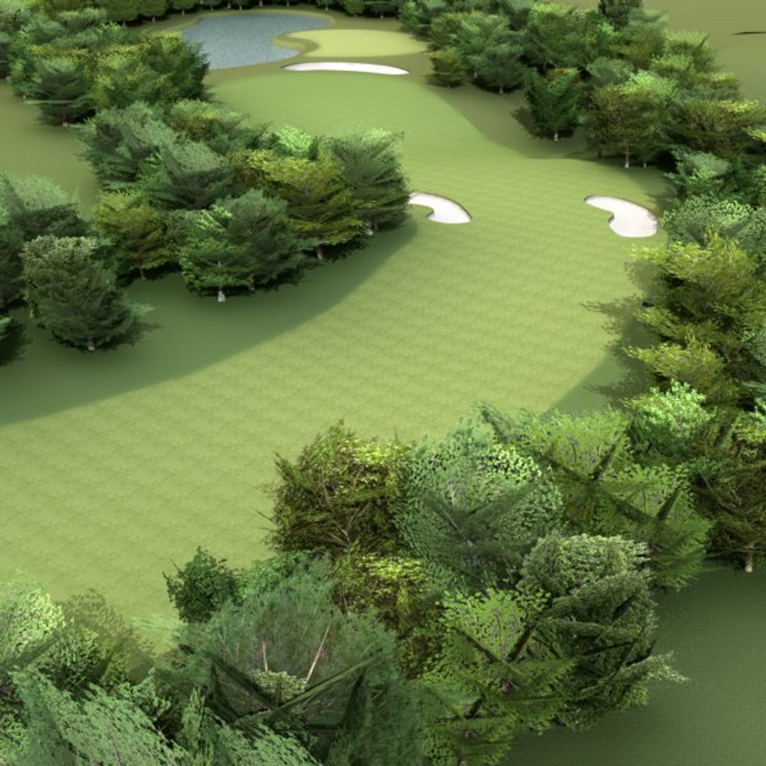 Golf Course 3d Max