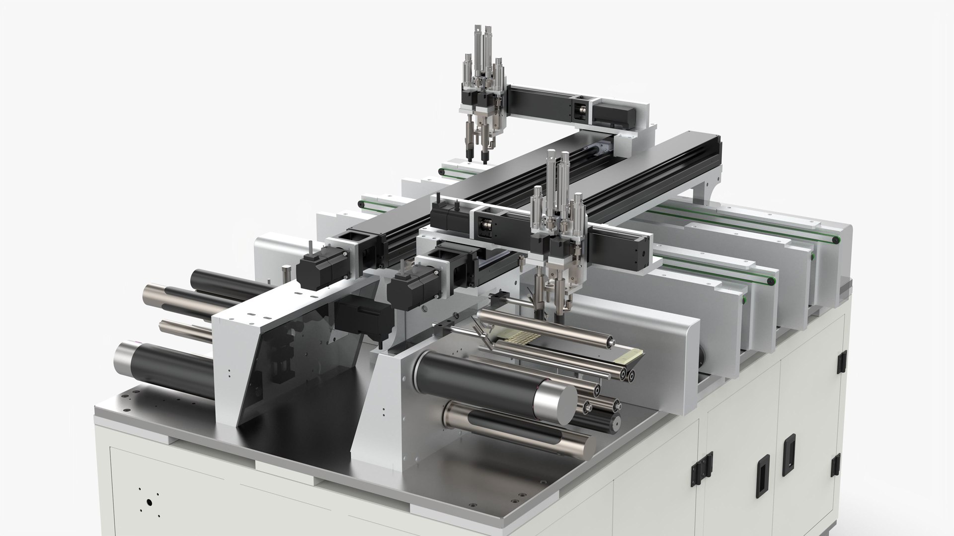 3D Model Automatic Mylar Laminating Machine - TurboSquid 2009428