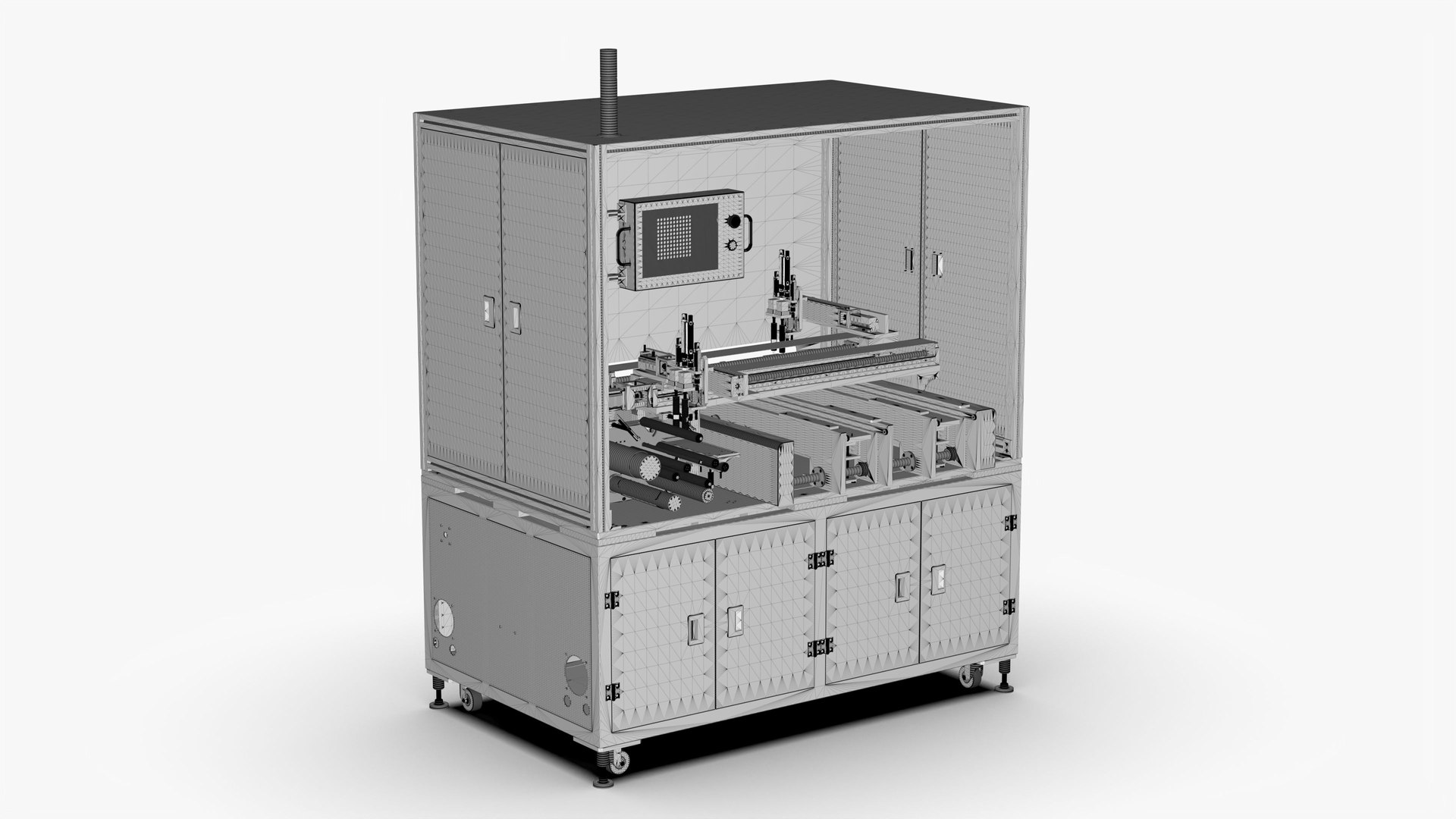 3D model Automatic Mylar Laminating Machine - TurboSquid 2009428