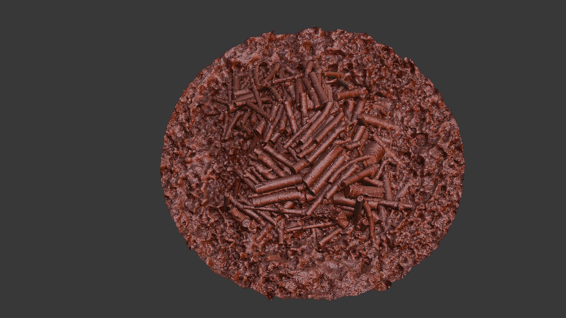 3D Small 3D Pile Of Wood Fire Chips Model - TurboSquid 2201003