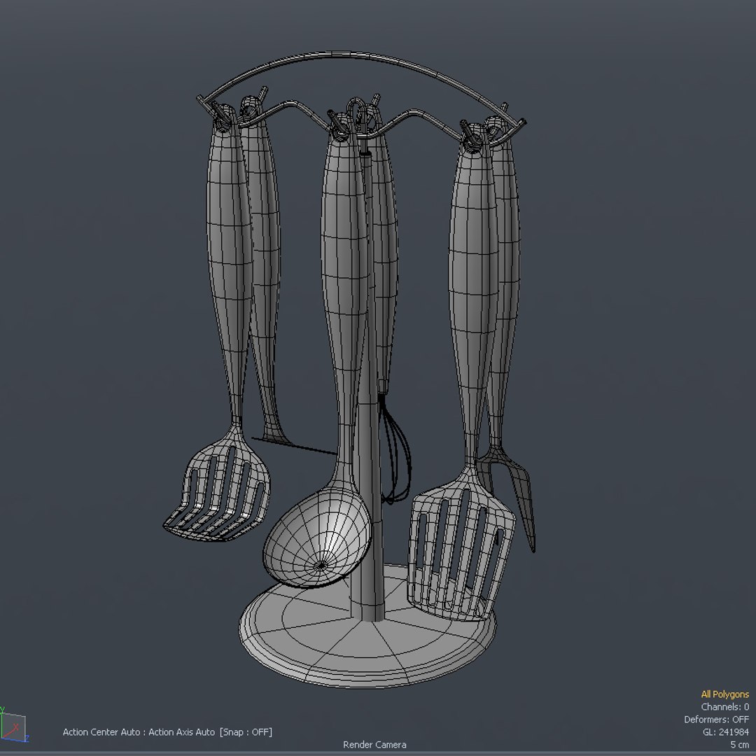 3d Utensils Model