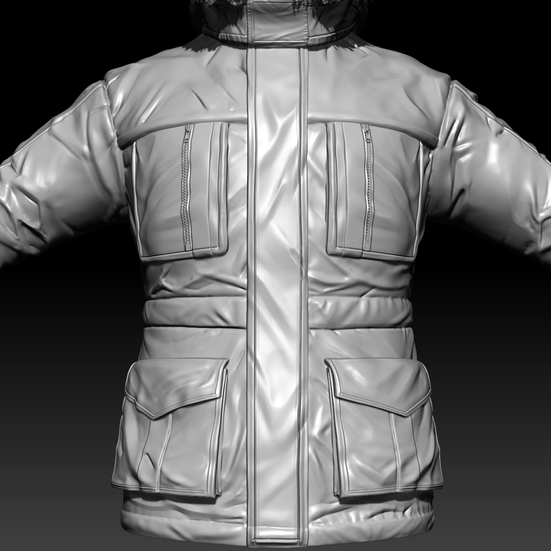 Jacket Zbrush 3d 3ds