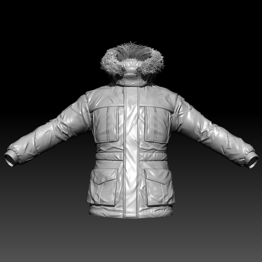 Jacket Zbrush 3d 3ds