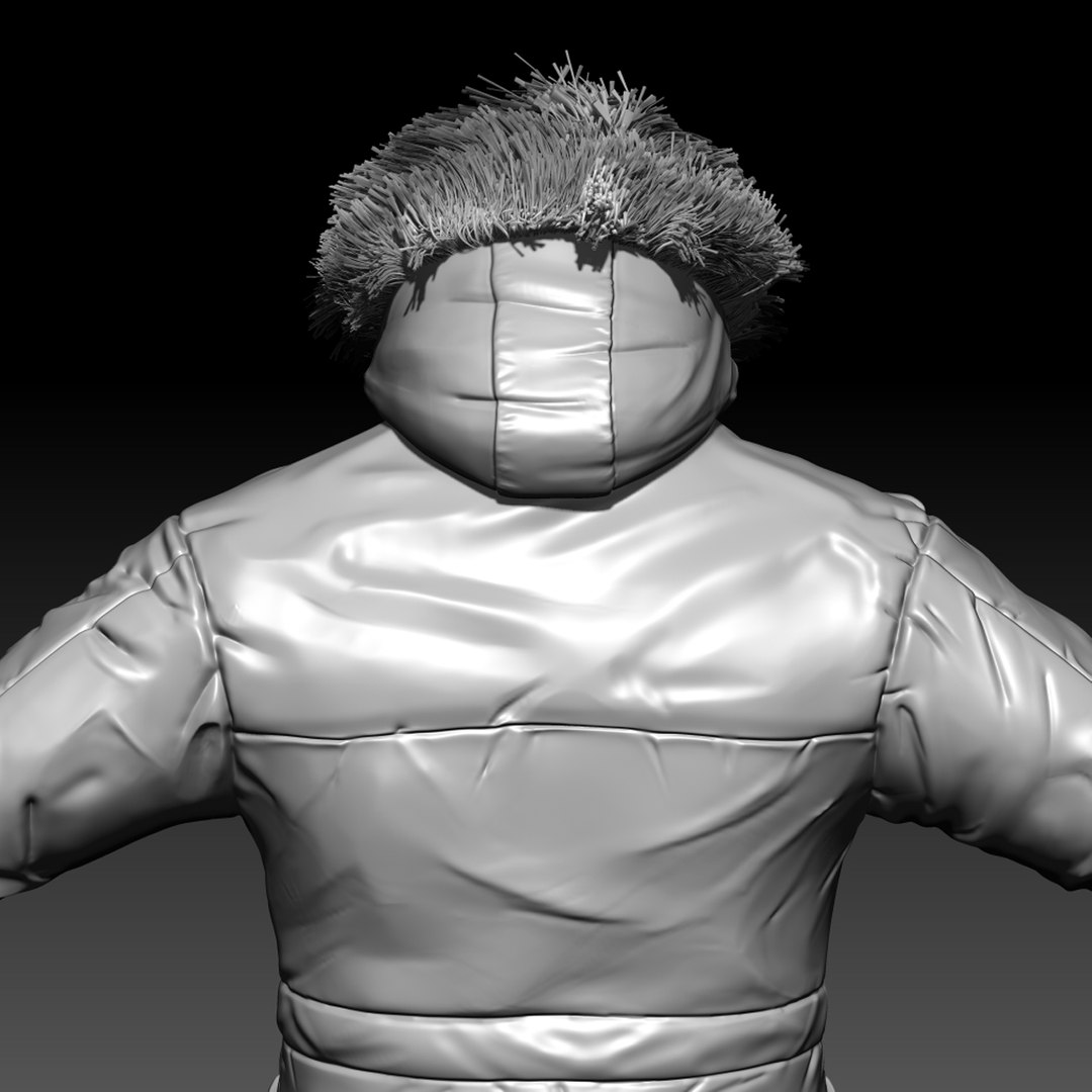 Jacket Zbrush 3d 3ds