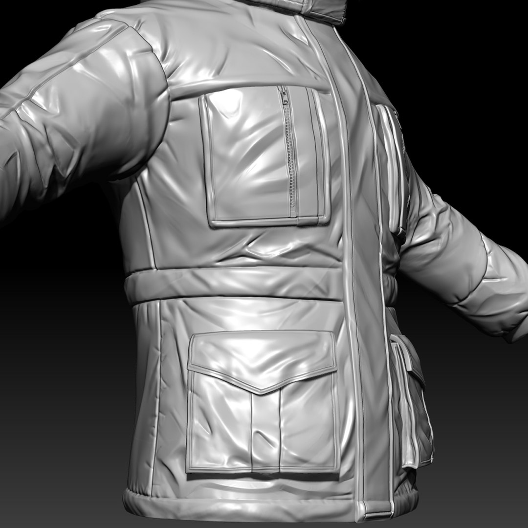 Jacket Zbrush 3d 3ds
