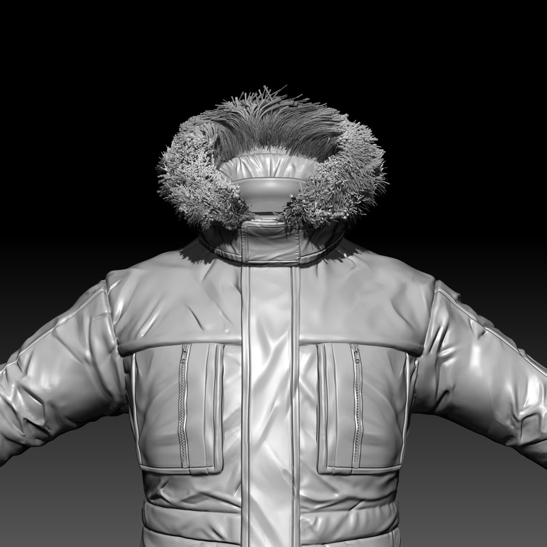 Jacket Zbrush 3d 3ds