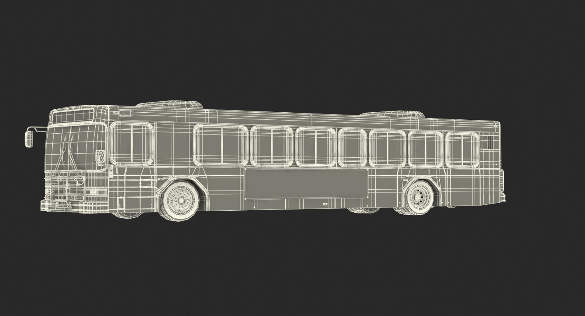3d Model Gillig Floor Advantage Bus