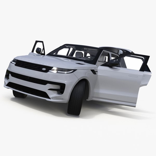 modelo 3d Range Rover Sport SUV gris claro preparado para Maya ...
