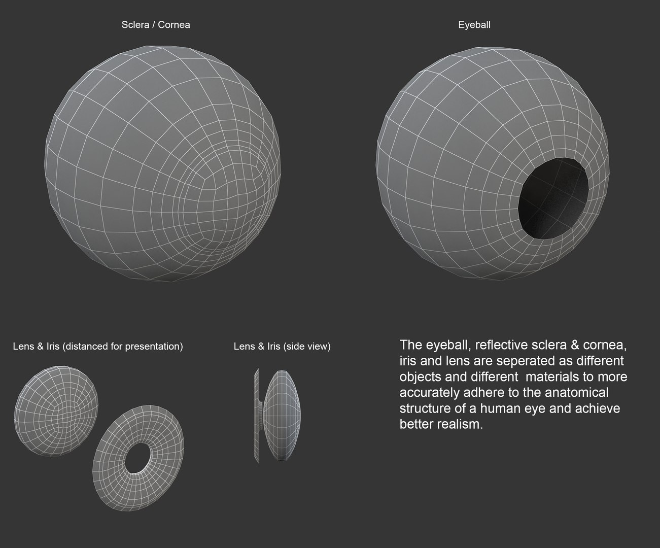 3d Model Human Eye Realistic