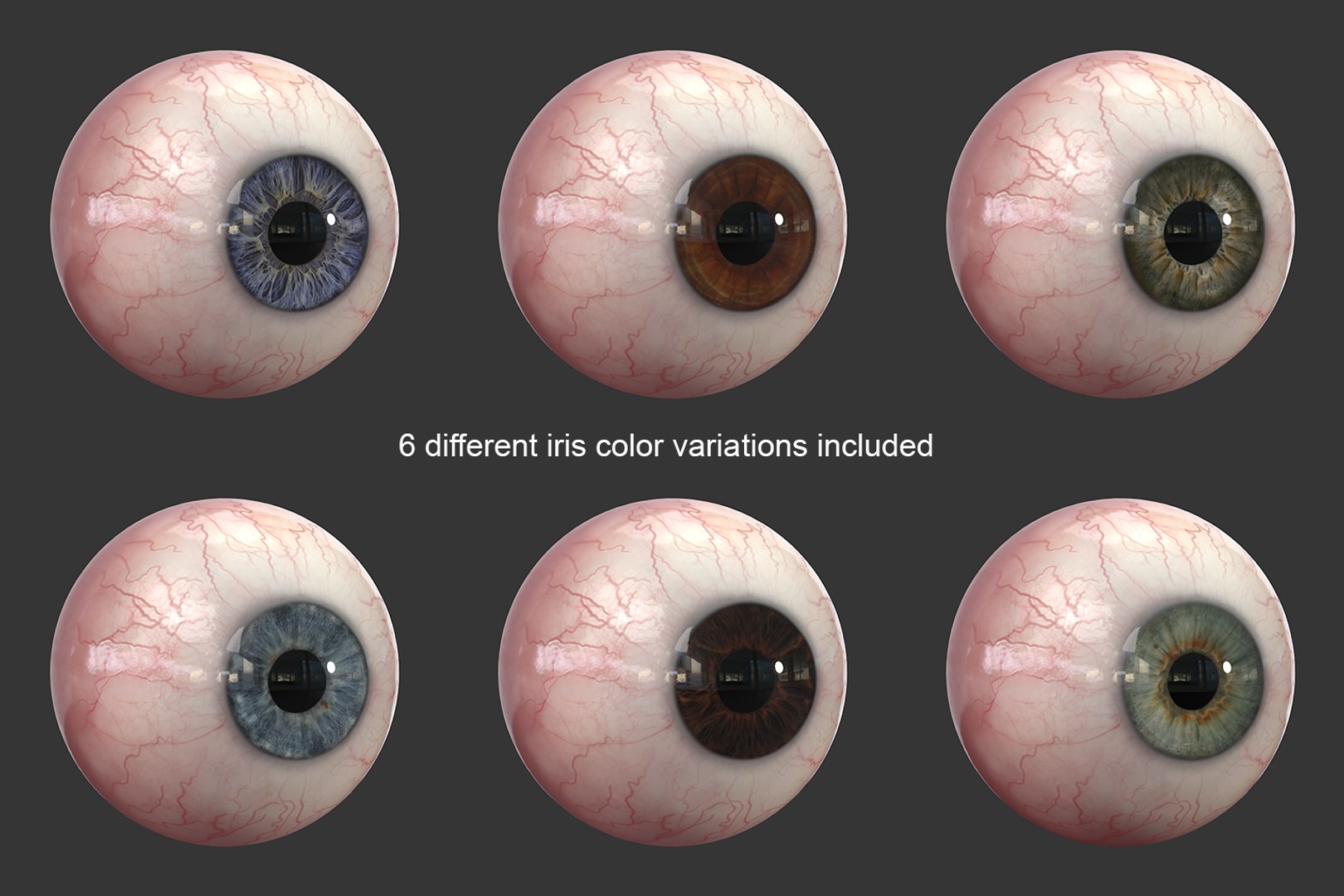 3d model human eye realistic