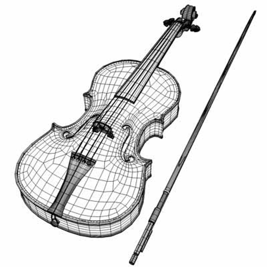 Violin 3d Model