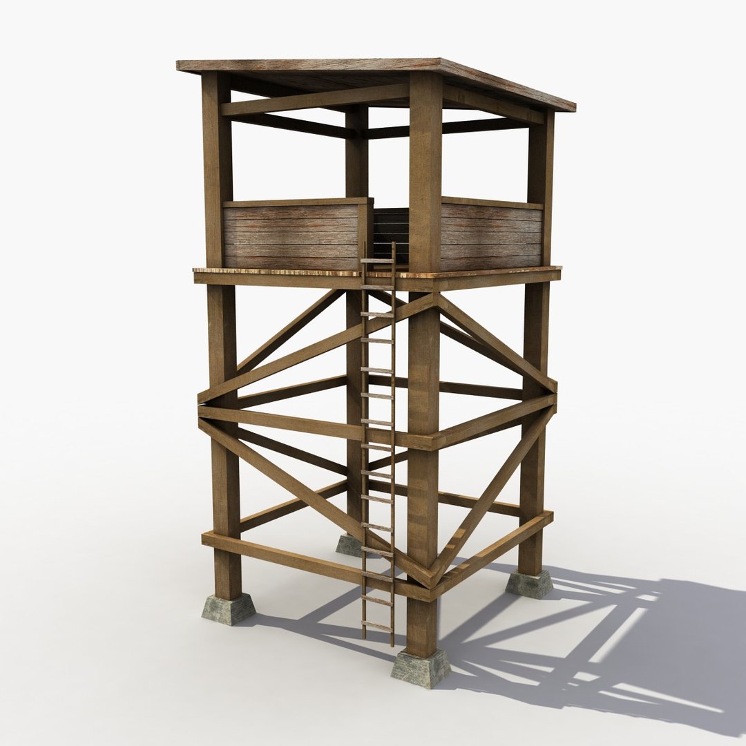 3d Model Guard Tower