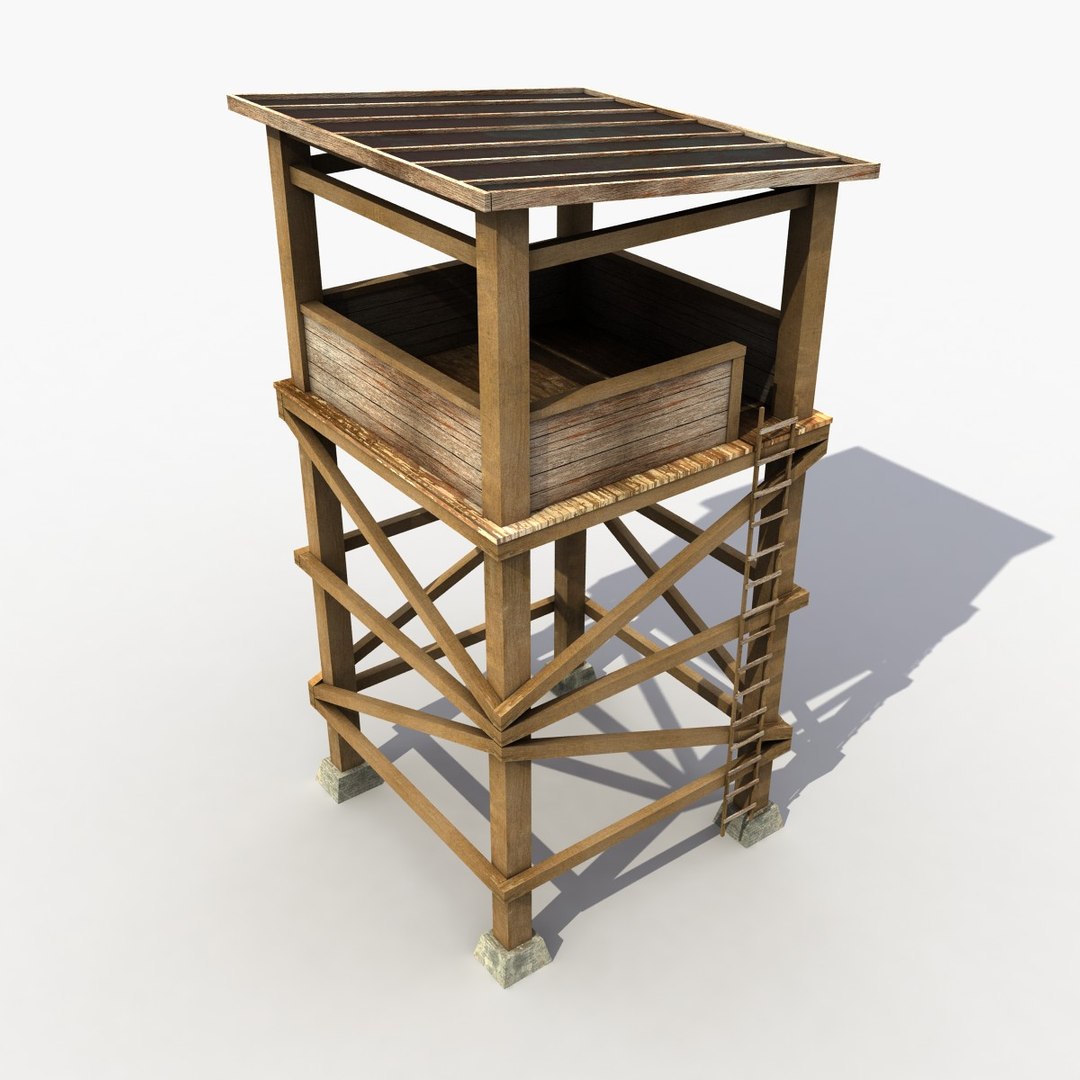 3d Model Guard Tower