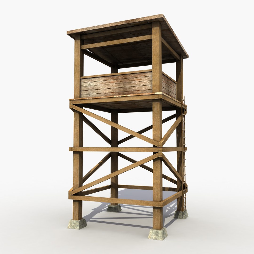 3d Model Guard Tower