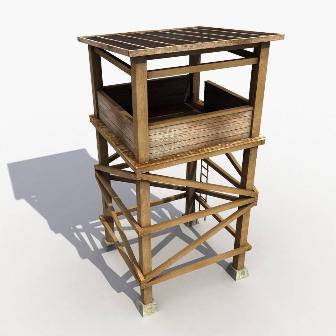 3d Model Guard Tower