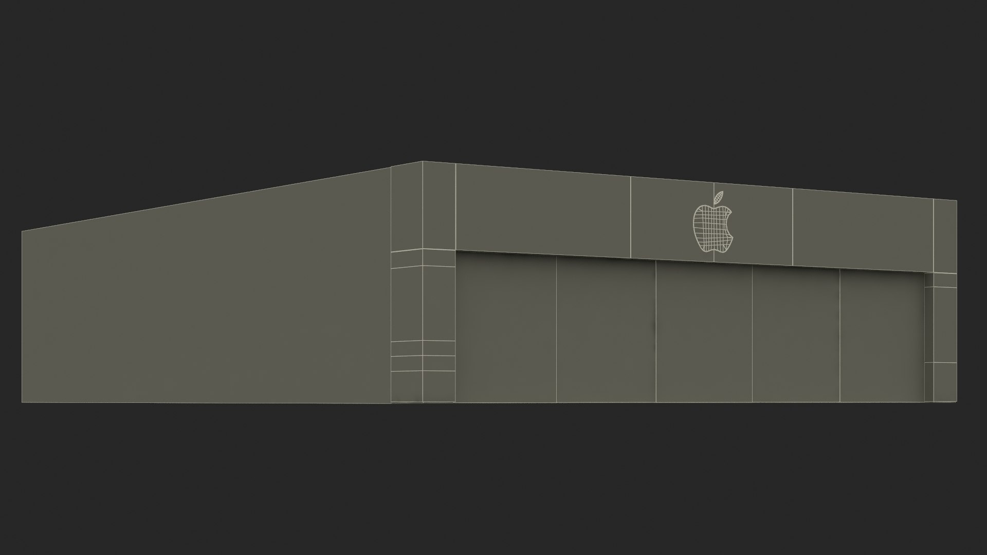 Apple Store Building 3D - TurboSquid 2214578