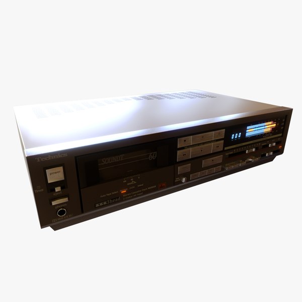 Stereo tape deck model - TurboSquid 1533509