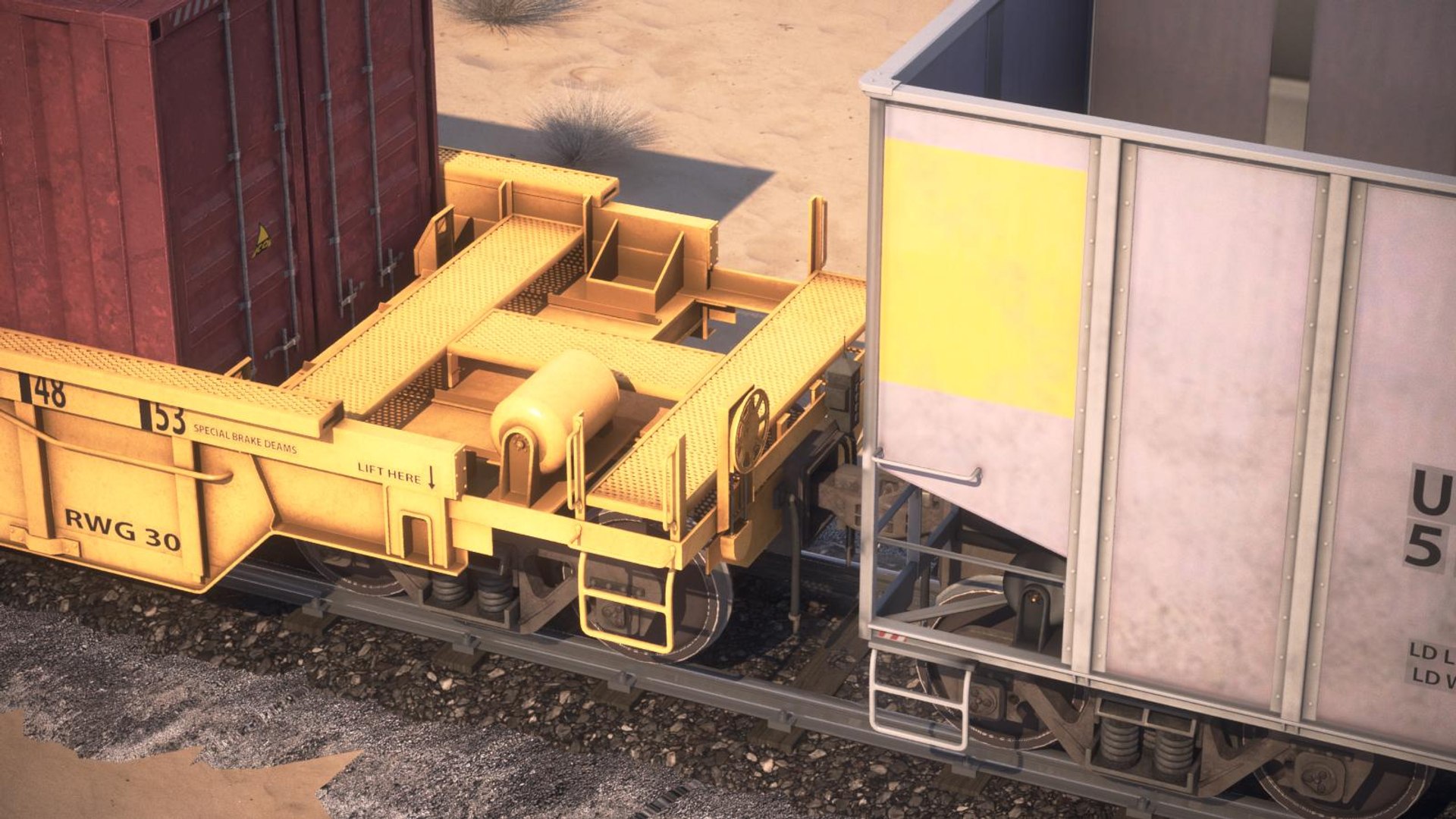 3d modern union pacific